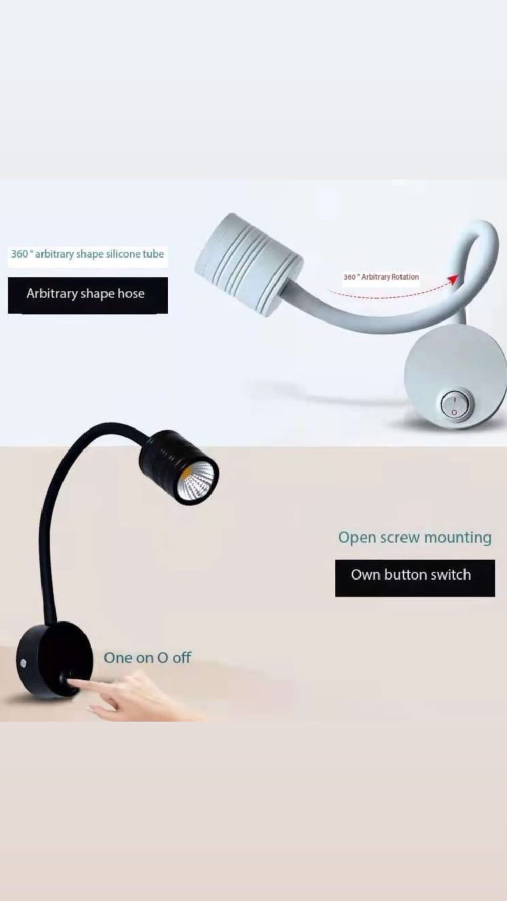 Movable Spring COB Wall Light – Nadeem Lights
