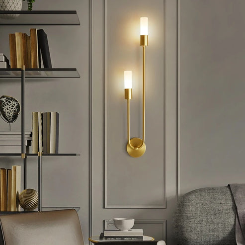 Light luxury wall lamp living room modern minimalist creative corridor ...